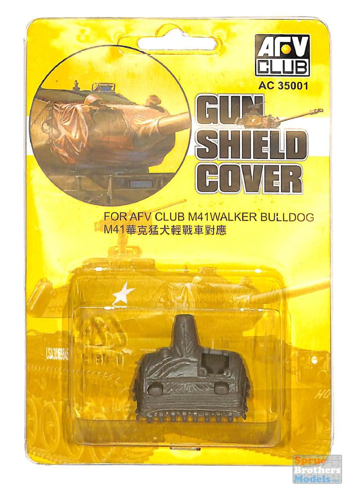 AFVAC35001 1:35 AFV Club Gun Shield Cover for M41 Walker Bulldog (AFV ...