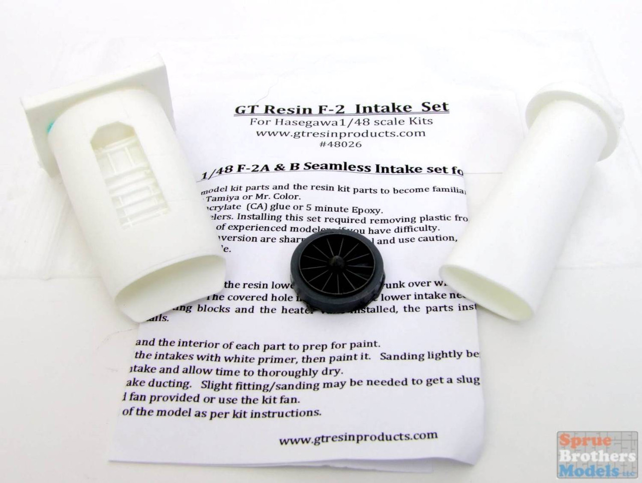 GTR48026 1:48 GT Resin F-2 Seamless Intake Set (HAS kit) - Sprue ...