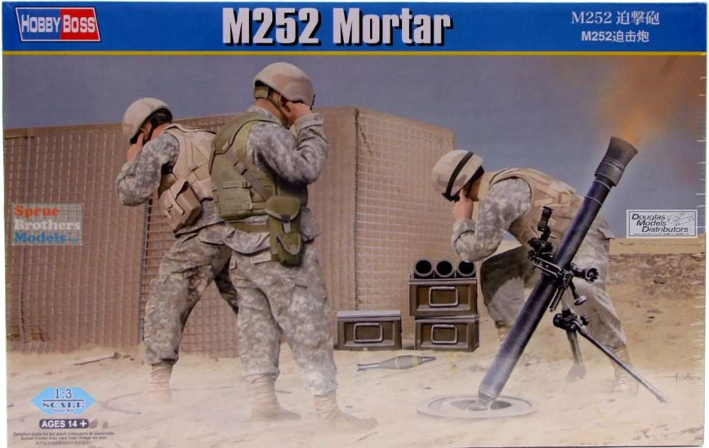 HBS81012 1:3 Hobby Boss M252 Mortar - Sprue Brothers Models LLC