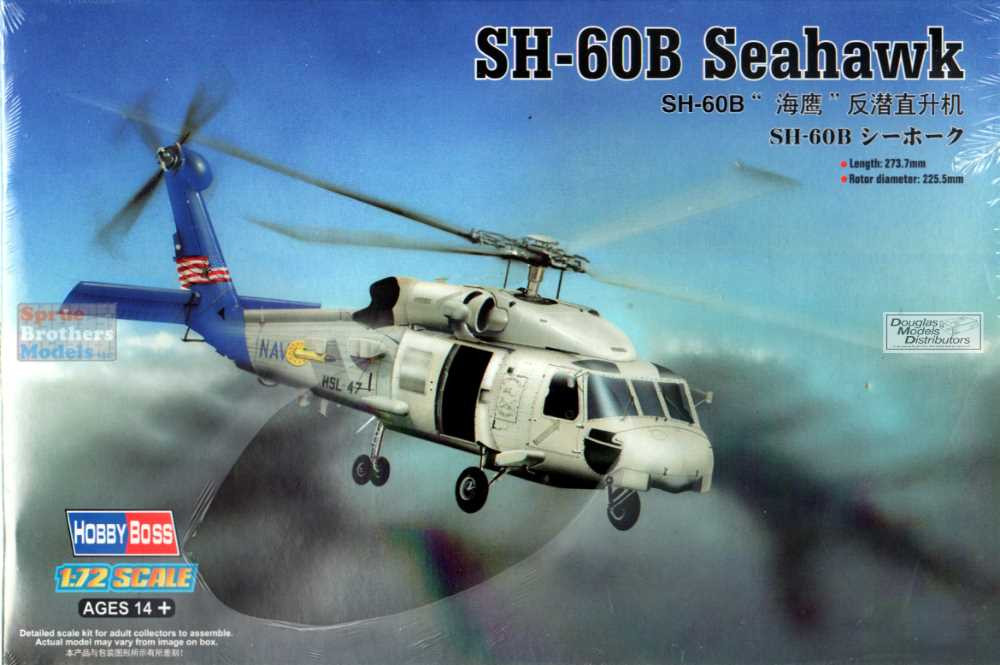 HBS87231 1:72 Hobby Boss SH-60B Seahawk Helicopter - Sprue Brothers ...