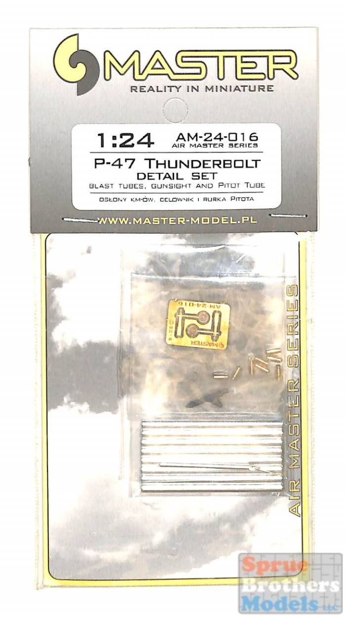 MASAM24016 1:24 Master Model P-47 Thunderbolt Detail Set - Sprue ...