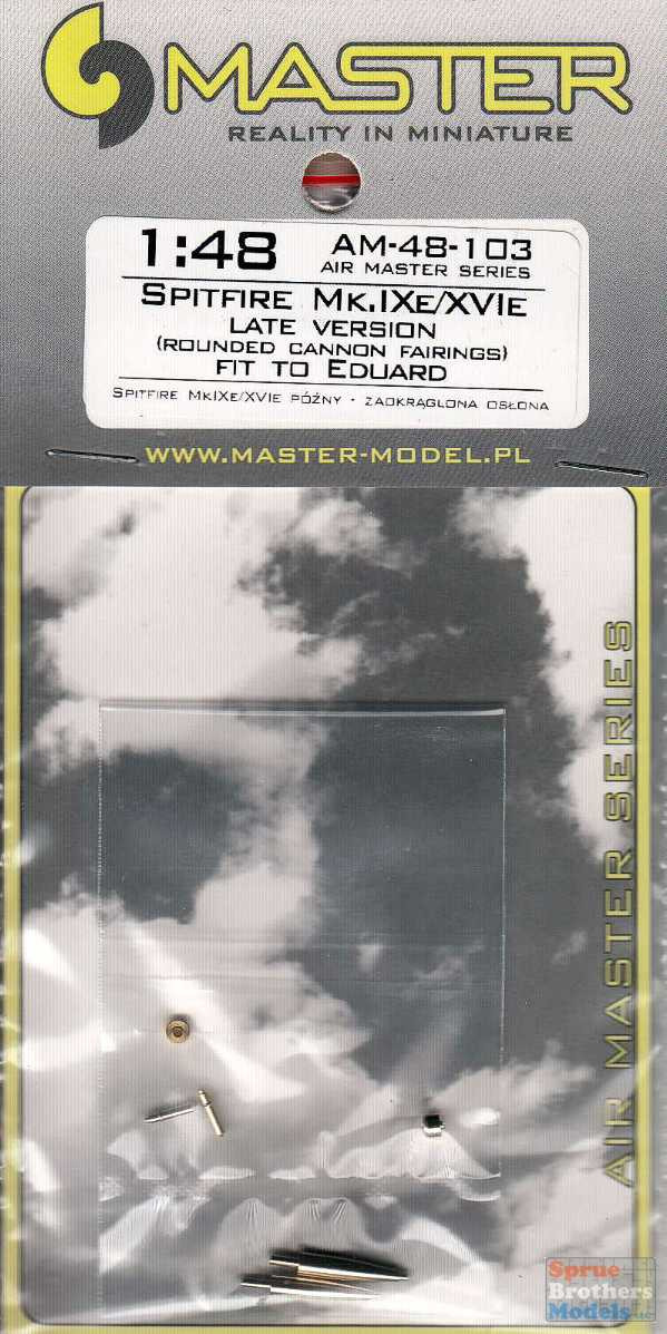 MASAM48103 1:48 Master Model Spitfire Mk.IXe/XVIe Late Version Armament ...