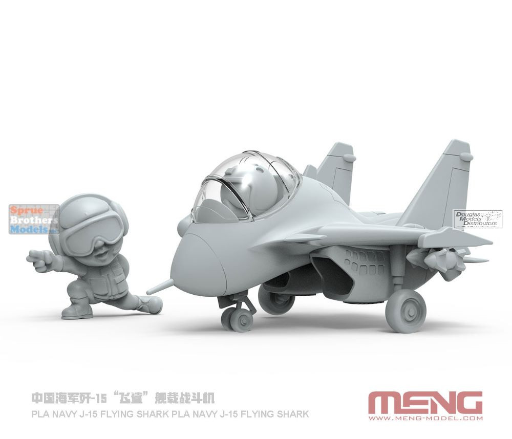 MNGMKP008 Meng Kids PLA Navy J-15 Flying Shark - Sprue Brothers Models LLC