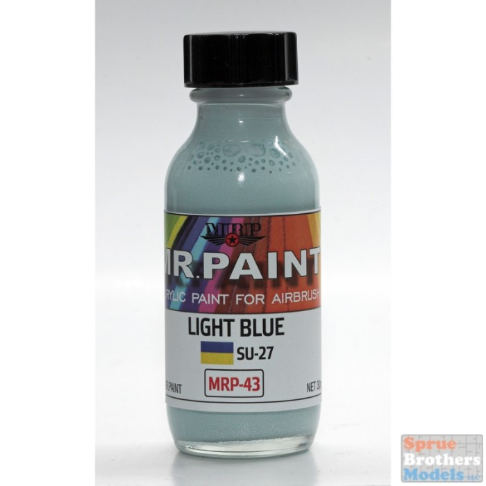 MRP043 MRP/Mr Paint - Light Blue SU-27 Ukraine AF 30ml (for Airbrush ...
