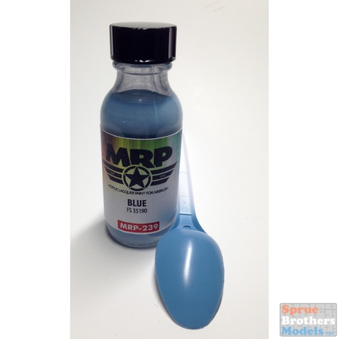 MRP239 MRP/Mr Paint - Blue FS35190 30ml (for Airbrush only) - Sprue ...