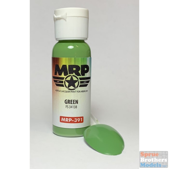 MRP391 MRP/Mr Paint - Green FS34138 30ml (for Airbrush only) - Sprue ...