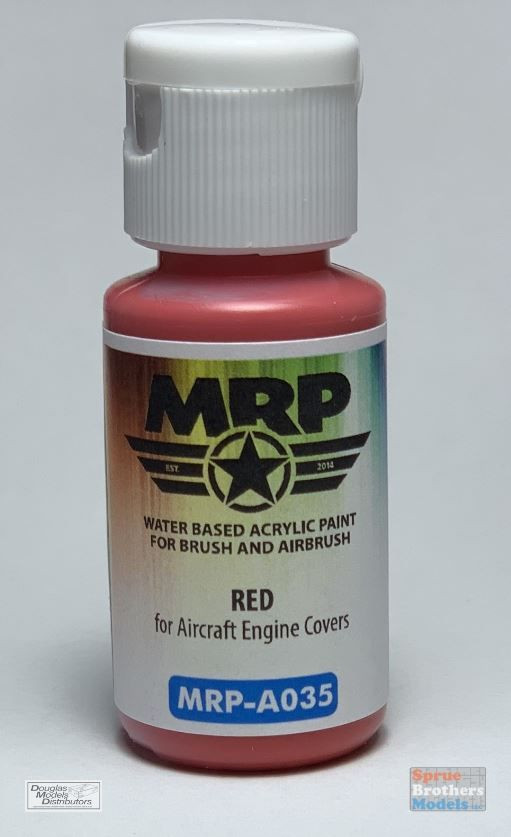 MRPA035A-(UP) MRP Aqua Paint Line - Red Engine covers for Aircraft 17ml ...