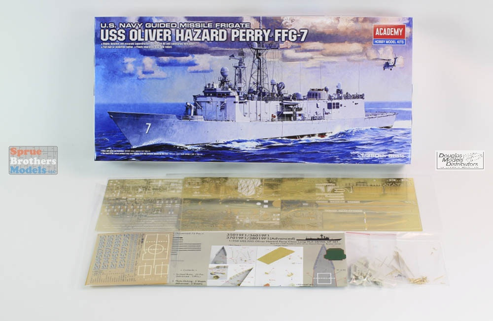 PONF38019 1:350 Pontos Model Detail Up Set - USS Oliver Hazard Perry ...