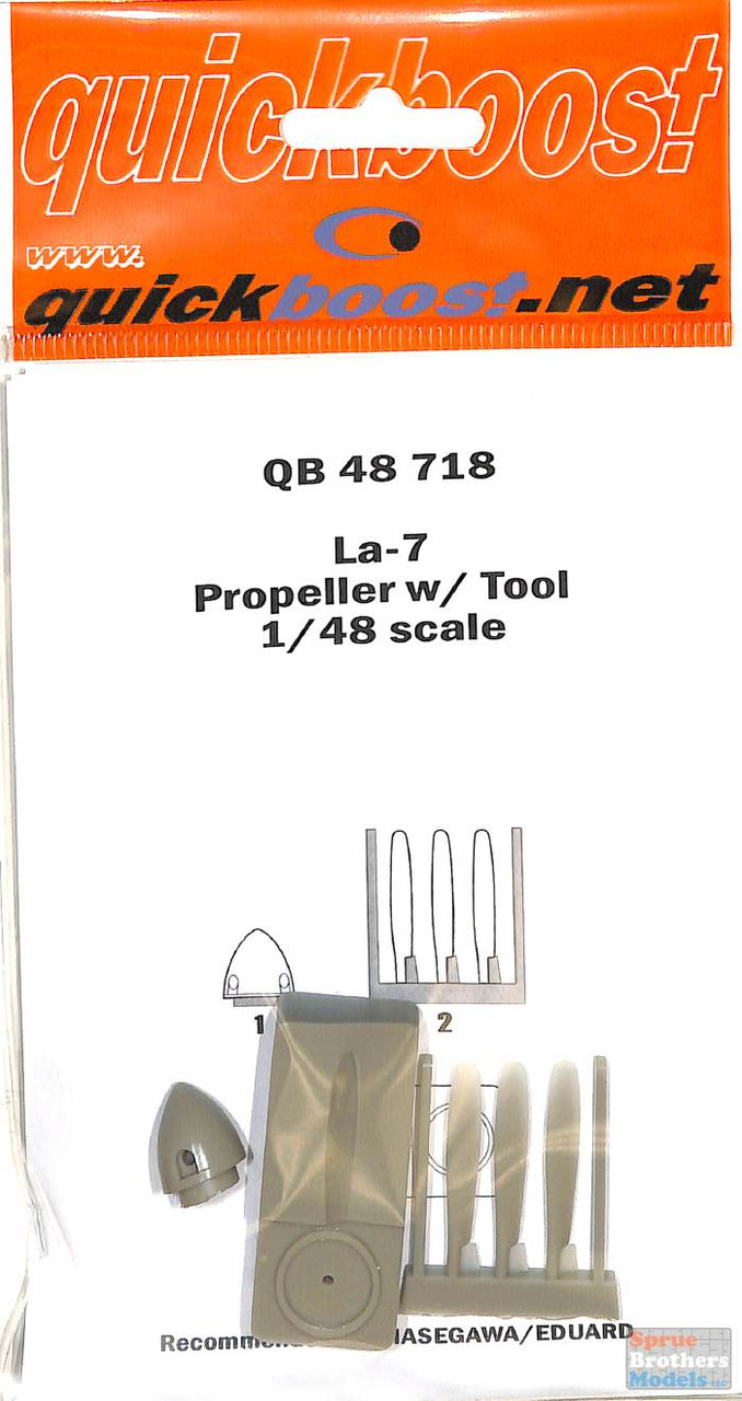 QBT48718 1:48 Quickboost La-7 Propeller with Tool (EDU/HAS kit) - Sprue ...
