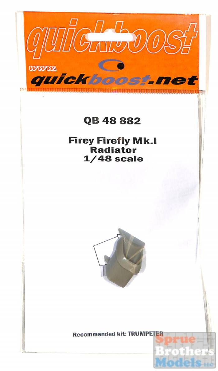 QBT48882 1:48 Quickboost Fairey Firefly Mk.I Radiator (TRP kit) - Sprue ...