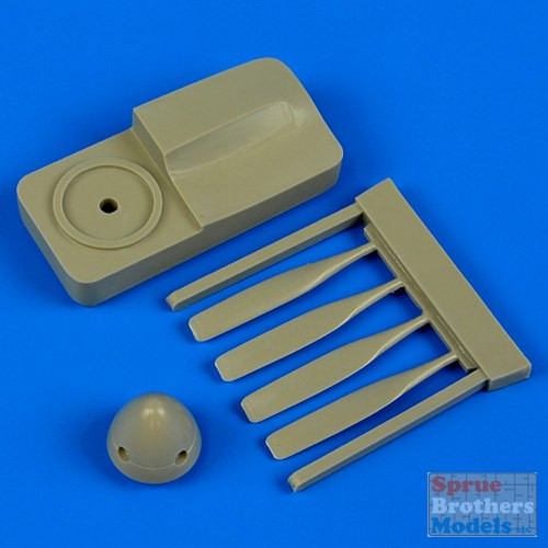 QBT72432 1:72 Quickboost P-51D P-51K Mustang Propeller with Tool (TAM ...