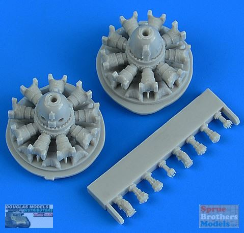QBT72622 1:72 Quickboost B-26C Marauder Engines (AFX kit) - Sprue ...