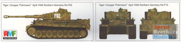 RFMRM5005 1:35 Rye Field Model Tiger I Pz.Kpfw.VI Ausf E Sd.Kfz.181 ...