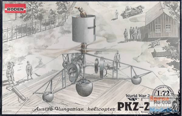 ROD008 1:72 Roden PKZ-2 WWI Helicopter - Sprue Brothers Models LLC