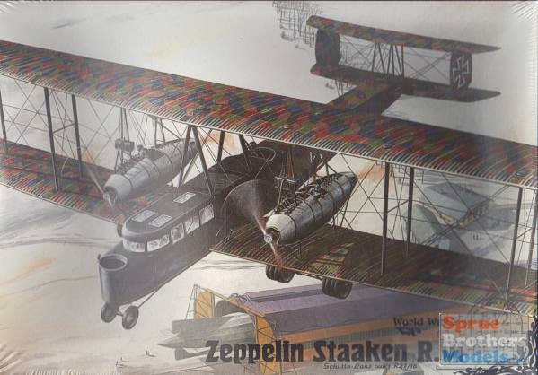 ROD055 1:72 Roden Zeppelin Staaken R.VI - Sprue Brothers Models LLC