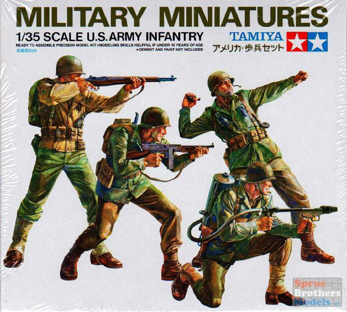 TAM35013 1:35 Tamiya US Army Infantry Figure Set - Sprue Brothers ...