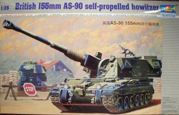 TRP00324 1:35 Trumpeter AS-90 155mm SP Gun #324 - Sprue Brothers Models LLC