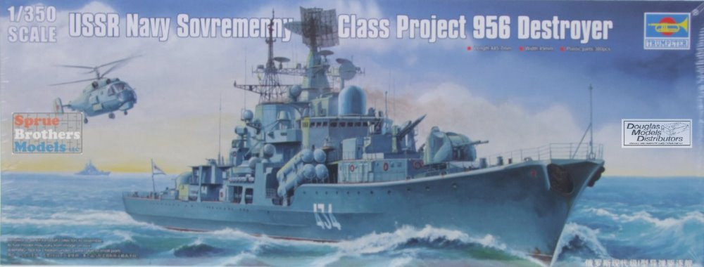 TRP04514 1:350 Trumpeter USSR Navy Sovremenny Class Project 956 ...