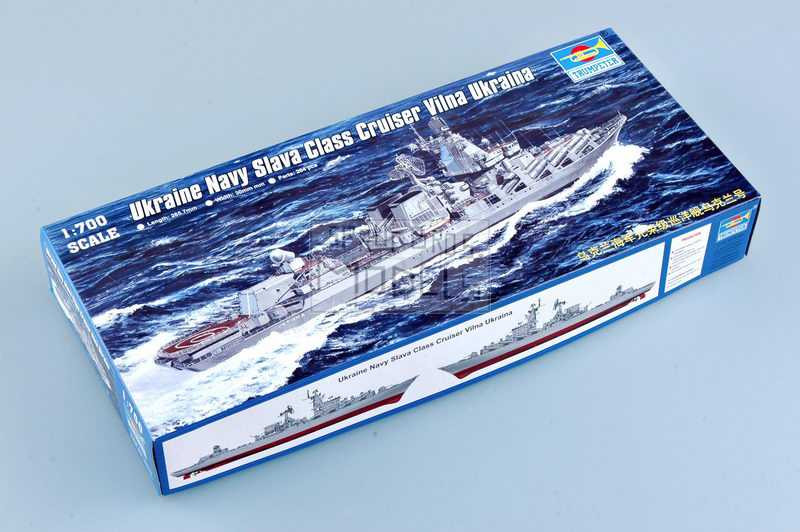 TRP05723 1:700 Trumpeter Vilna Ukraina Russian (Ukrainian) Slava Class ...
