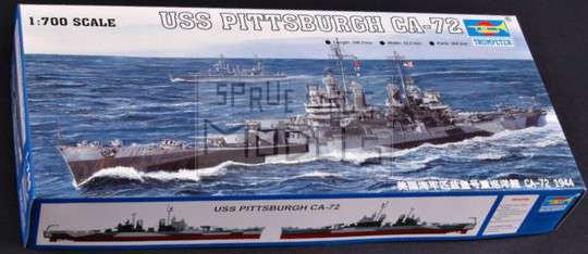 TRP05726 1:700 Trumpeter USS Pittsburgh CA-72 1944 #5726 - Sprue ...