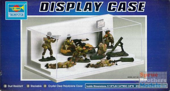 TRP09810 Trumpeter Display Case 9 1/8" x 4 3/4" x 3 3/8" - Sprue ...