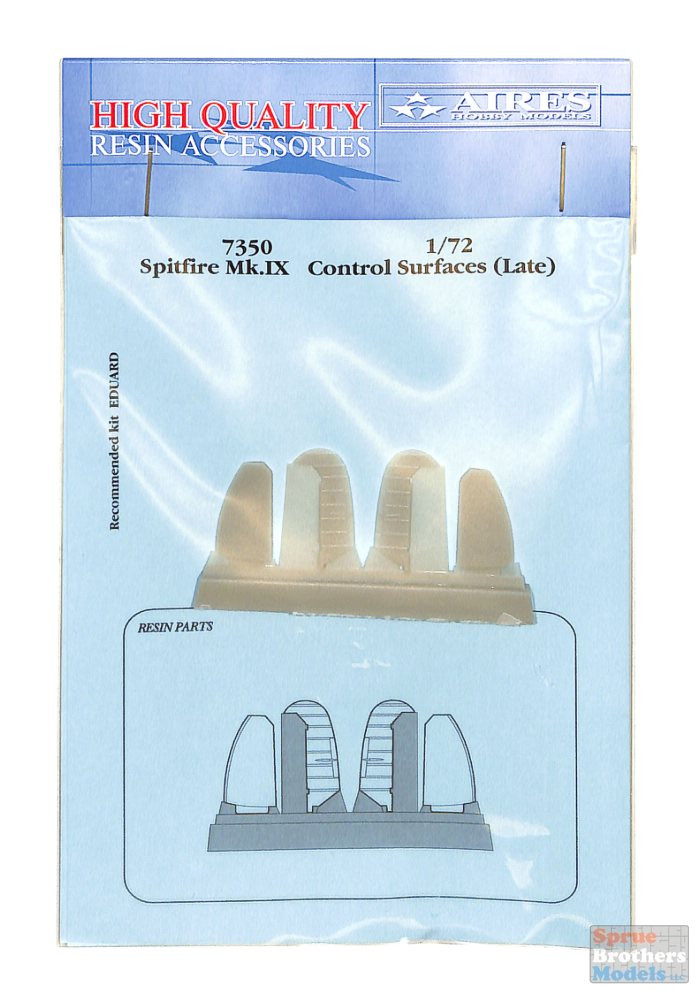 ARS7350 1:72 Aires Spitfire Mk.IX Control Surfaces Late (EDU kit ...