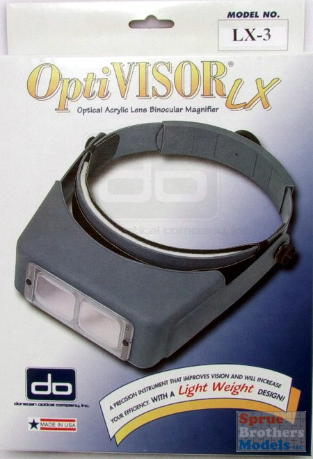 DONLX03 Donegan OptiVisor LX Acrylic Lens Binocular Headband Magnifier ...