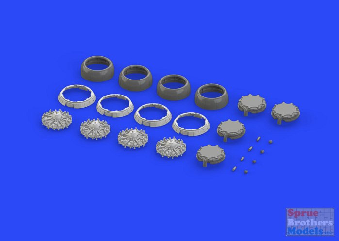 EDU672131 1:72 Eduard Brassin B-17G Flying Fortress Engines Set (AFX ...