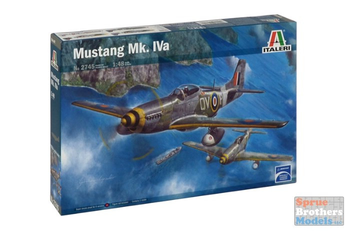 ITA2745 1:48 Italeri Mustang Mk.IVa - Sprue Brothers Models LLC