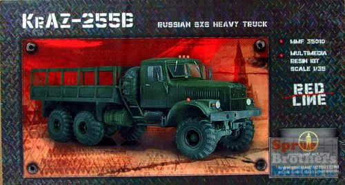 MMF35010 1:35 Miniman Factory KrAZ-255B Russian 6x6 Heavy Truck #35010 ...