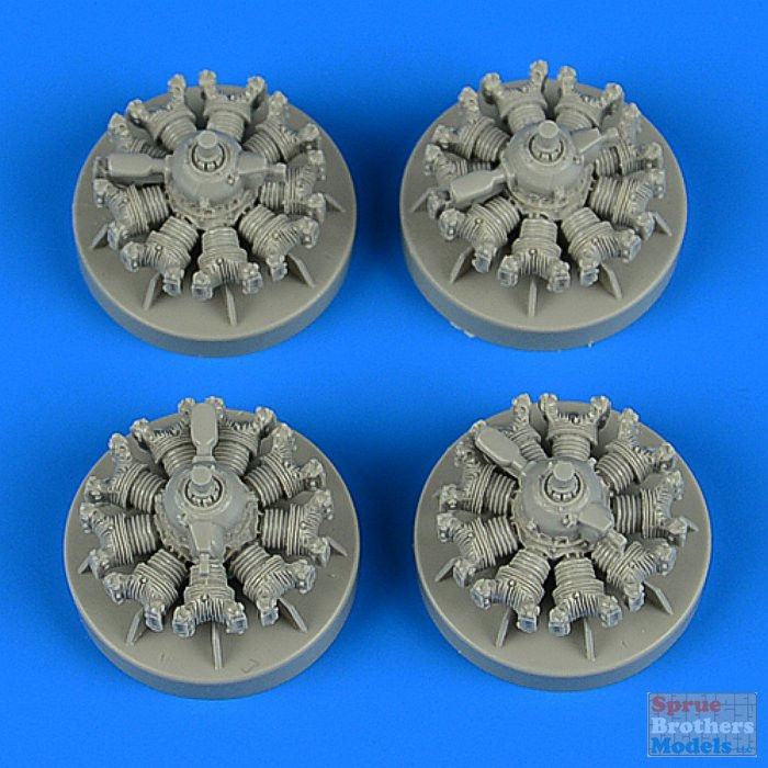 QBT72574 1:72 Quickboost B-17G Flying Fortress Engines (AFX kit ...