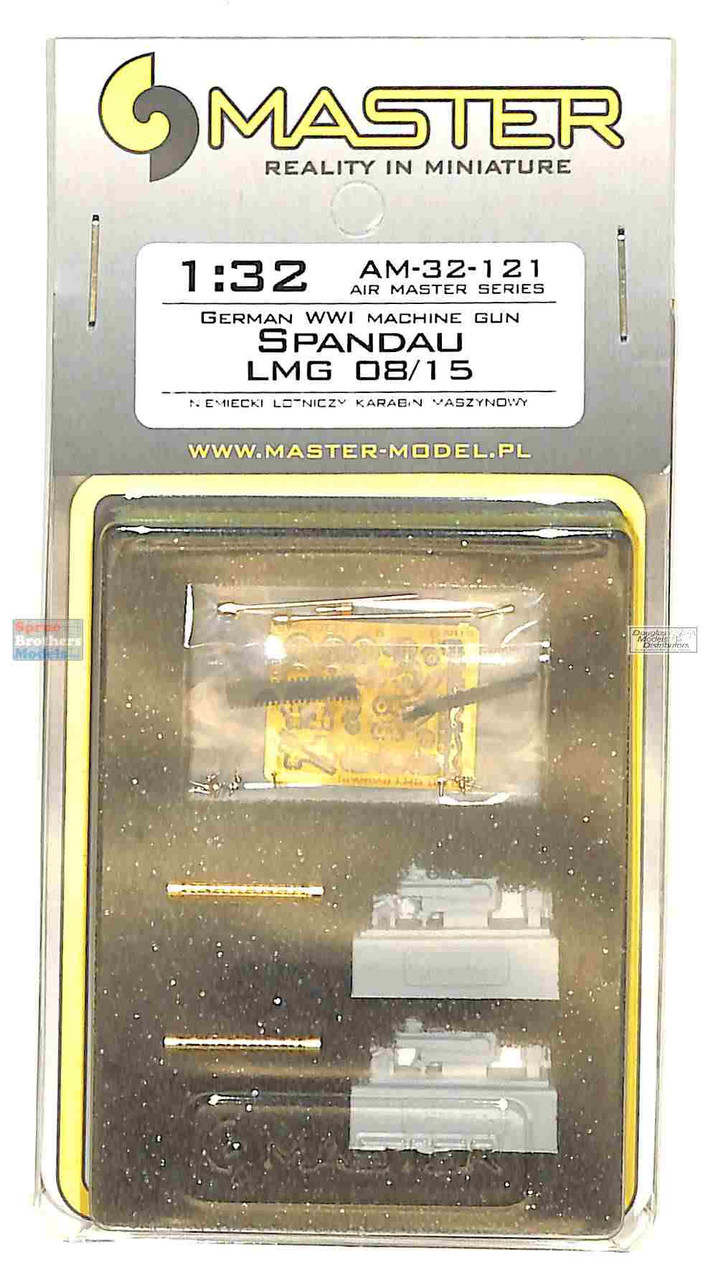 MASAM32121 1:32 Master Model Spandau LMG 08/15 German WW1 Machine Gun ...