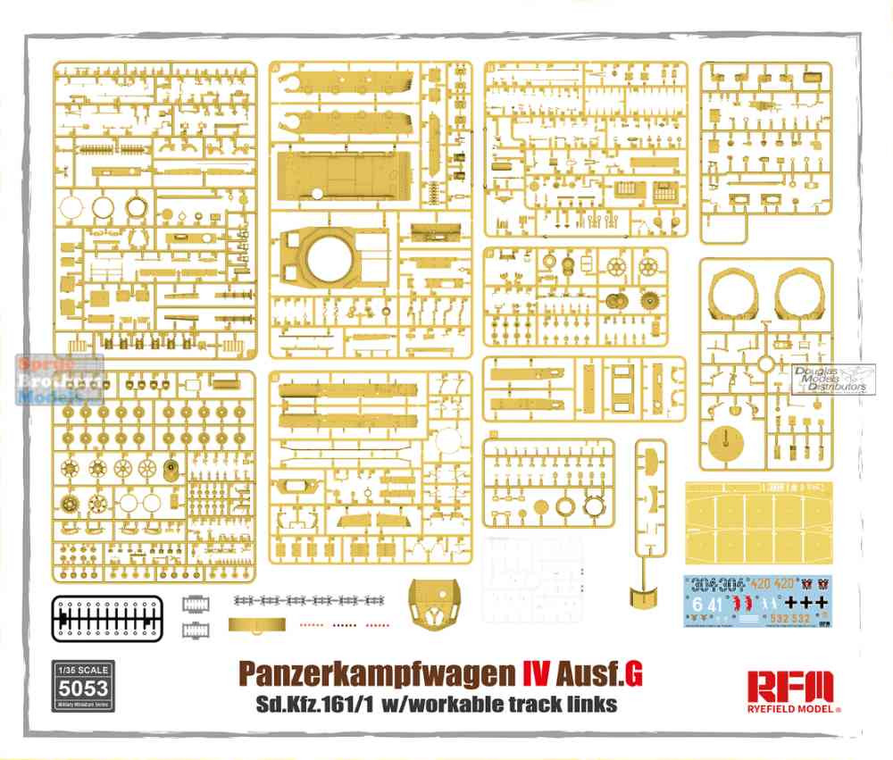 RFMRM5053 1:35 Rye Field Model Panzerkampfwagen IV Ausf.G Sd.Kfz.161/1 ...