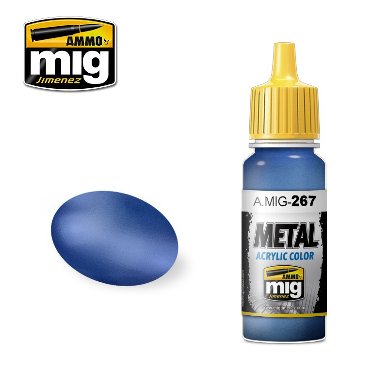 AMM0267 AMMO by Mig Acrylic Color - Aotake Blue (17ml bottle) - Sprue ...