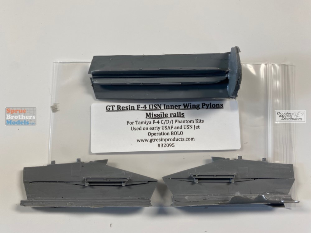 GTR32095 1:32 GT Resin US Navy F-4 Phantom II Inner Wing Pylons Missile ...