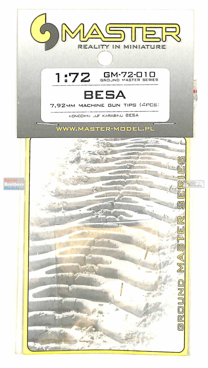 MASGM72010 1:72 Master Model BESA 7.92mm Machine Gun Tips (4pcs ...