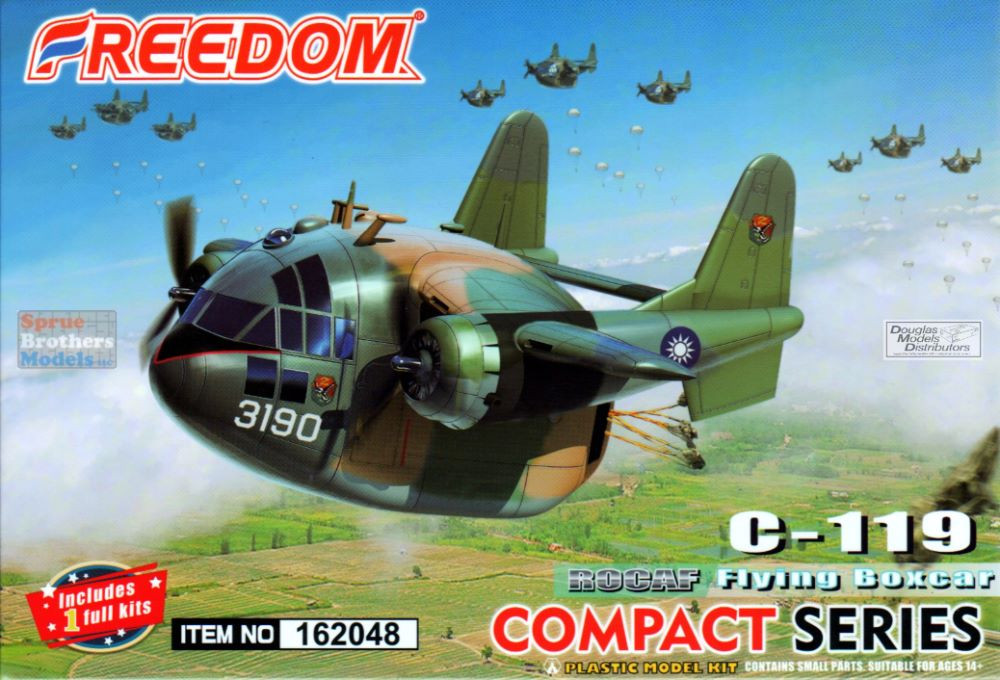 FMK162048 Freedom Model Kits Compact Series - ROCAF C-119 Flying Boxcar ...