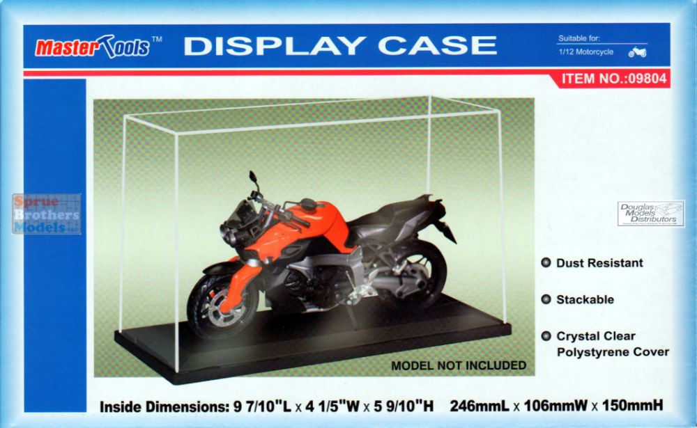 TRP09804 Trumpeter Display Case 9 7/10" x 4 1/5" x 5 9/10" w/ Black ...