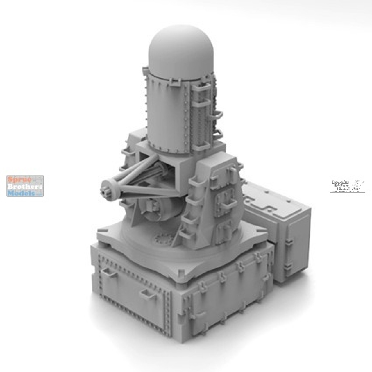HSMU350002U 1:350 HS Models US Navy Phalanx CIWS Block 1A - Sprue Brothers Models LLC