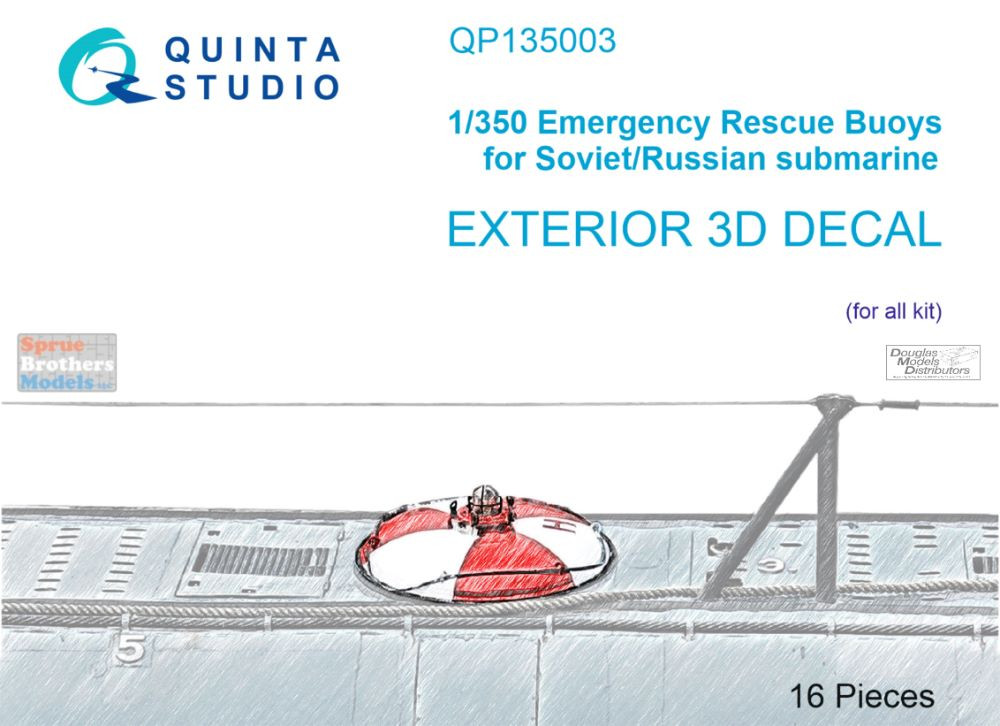 QTSQP135003 1:350 Quinta Studio Exterior 3D Decal - Emergency Rescue ...