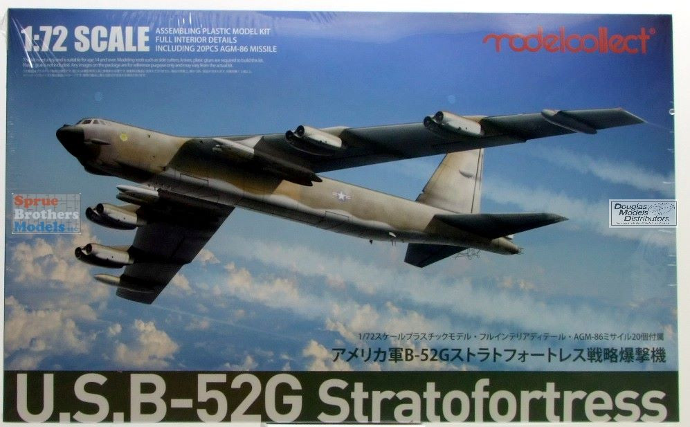 MOC72212 1:72 Modelcollect USAF B-52G Stratofortress with AGM-86 Cruise ...