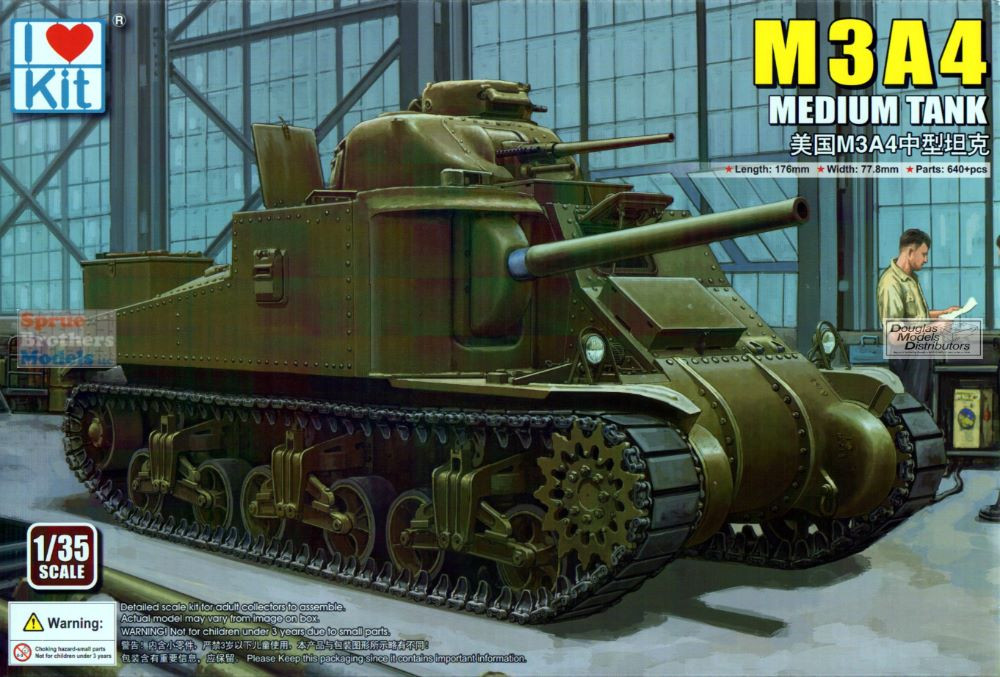 ILK63518 1:35 I Love Kit M3A4 Lee - Sprue Brothers Models LLC