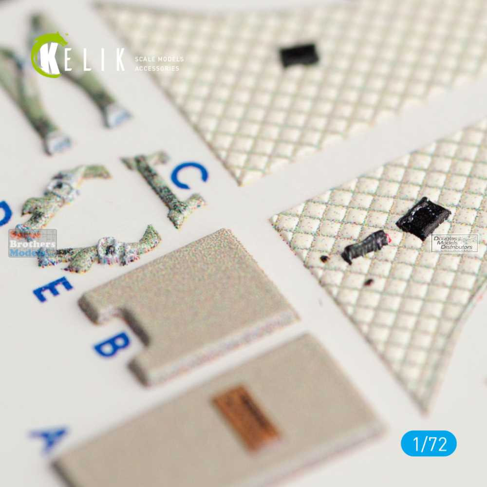 RESK72017K 1:72 ResKit/Kelik 3D Detail Set - A-4C Skyhawk (FUJ/H2K kit ...