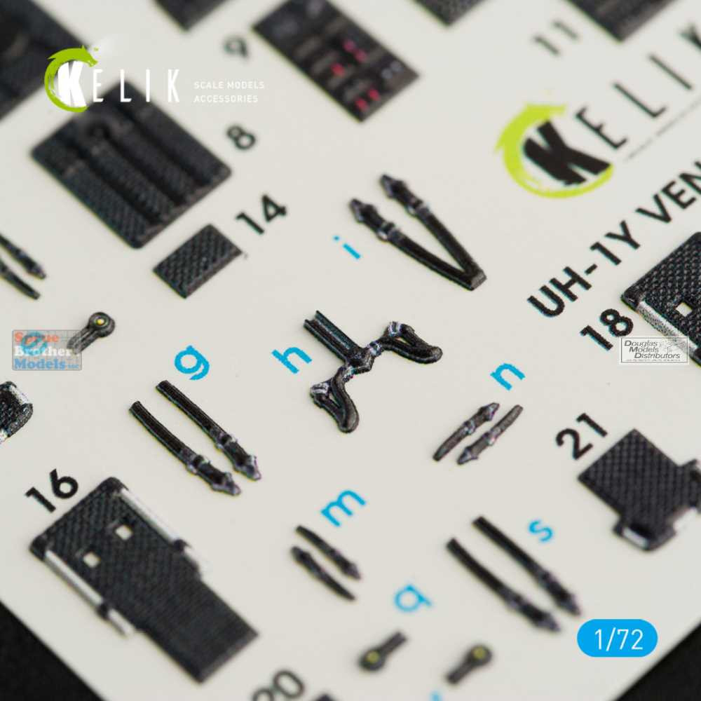 RESK72026K 1:72 ResKit/Kelik 3D Detail Set - UH-1Y Venom (DRM kit ...