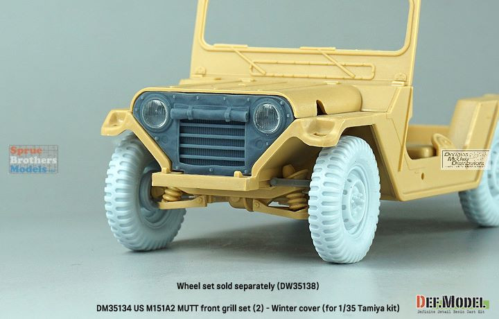 DEFDM35134 1:35 DEF Model British M151A2 MUTT Front Grill with Winter ...