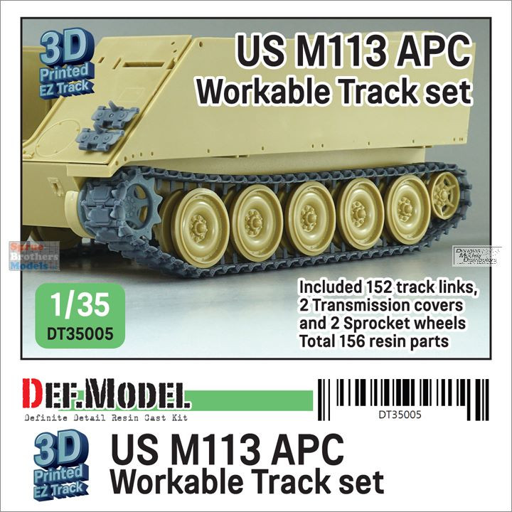 DEFDT35005 1:35 DEF Model US M113 APC Workable Track Set (3D Printed ...