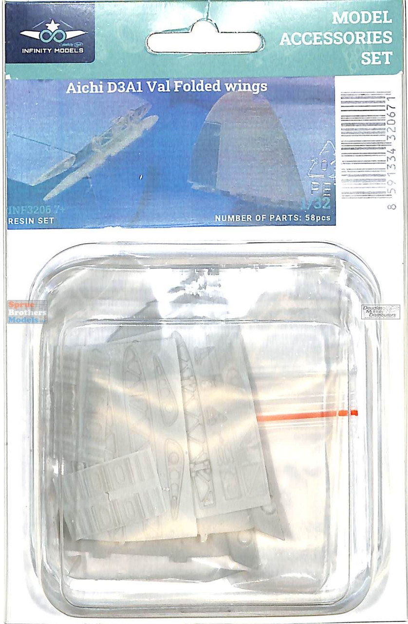 IFM3206-07 1:32 Infinity Models Aichi D3A1 Val Folded Wings Set (IFM ...
