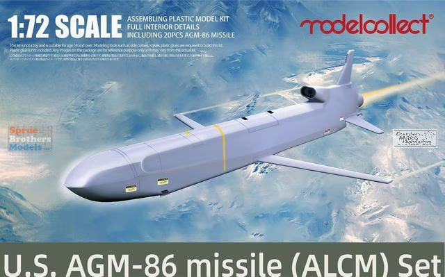 MOC72224 1:72 Modelcollect USAF AGM-86 ALCM Set - Sprue Brothers Models LLC