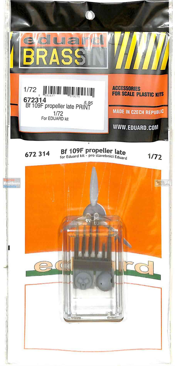 EDU672314 1:72 Eduard Brassin PRINT Bf109F Propeller Late (EDU kit ...