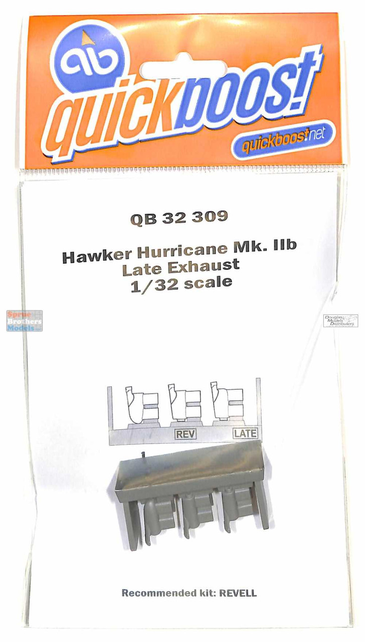 QBT32309 1:32 Quickboost Hurricane Mk.IIb Late Exhaust (REV kit ...